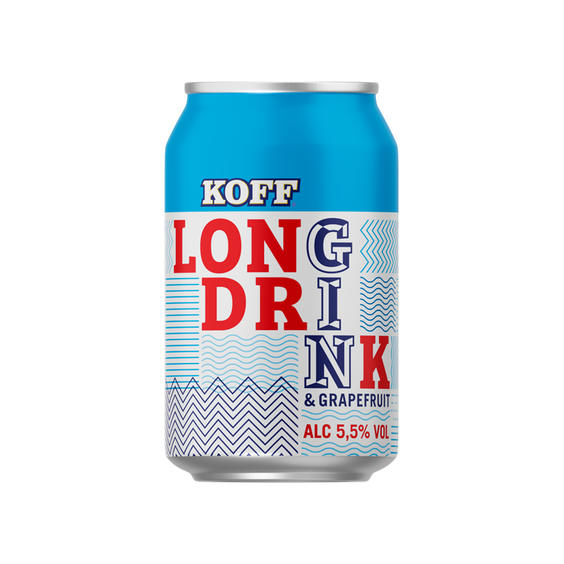 KOFF Grapefruit Long Drink 5.5% – 24x0.33l | Buy Online