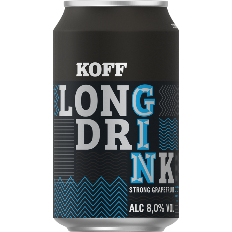 KOFF Strong Grapefruit Long Drink 8% – 24Pack
