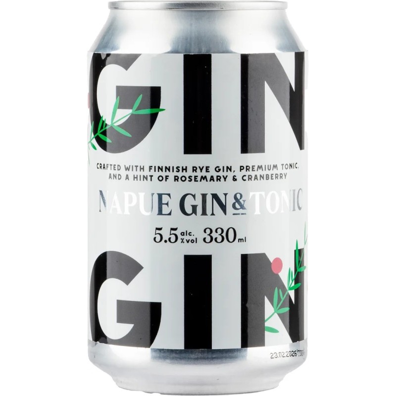🍸 KYRÖ Napue Gin & Tonic 5.5% – Nordic Craft Long Drink